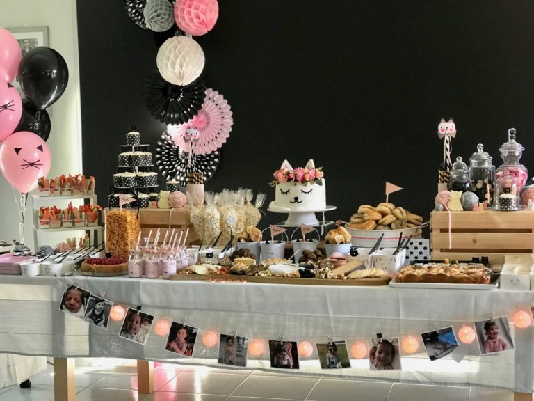 A cute little kitten first birthday celebration – Confetti Fair