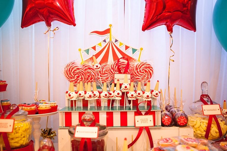 Konstantina's circus-themed christening – Confetti Fair