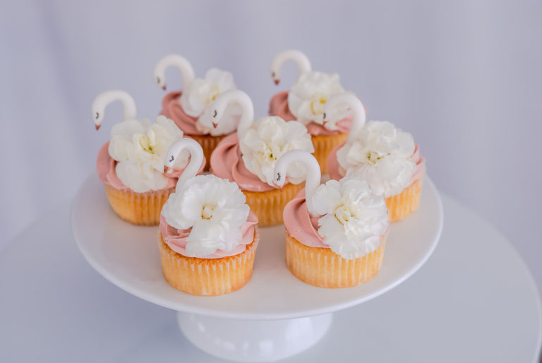 Pretty swan high tea birthday – Confetti Fair