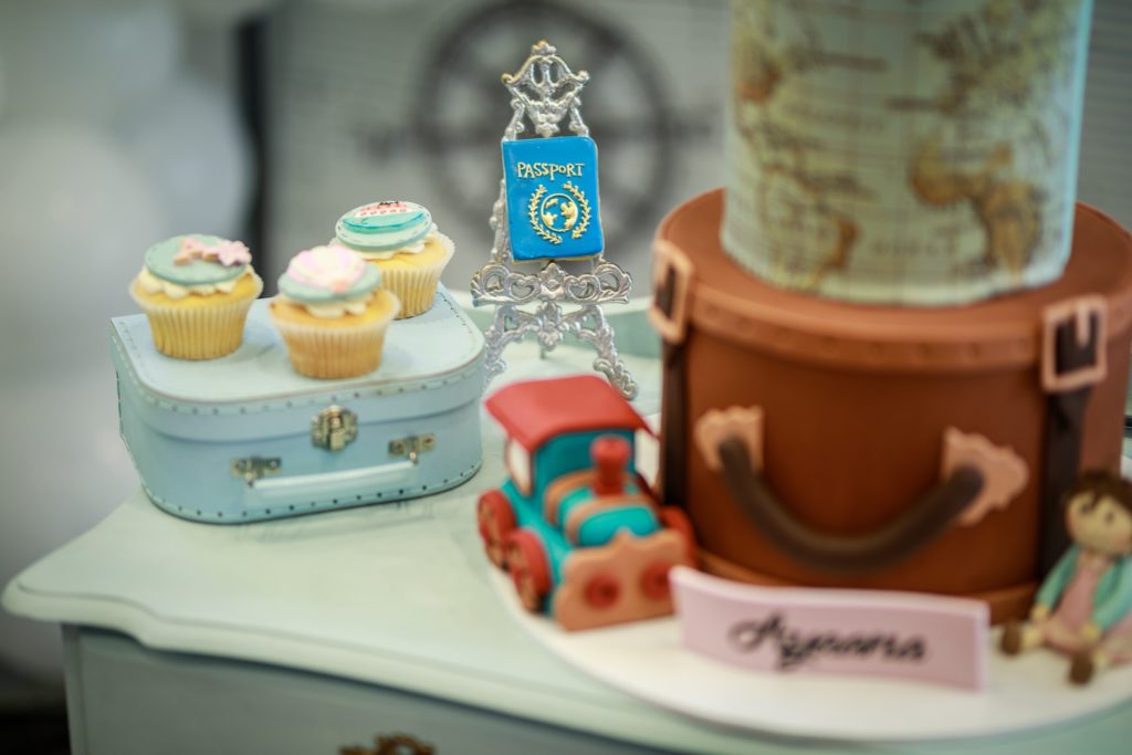 Vintage travel party – Ayaana's Around the World 1st birthday ...