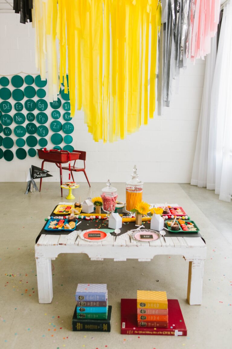 Bright and sunny back to school party – Confetti Fair