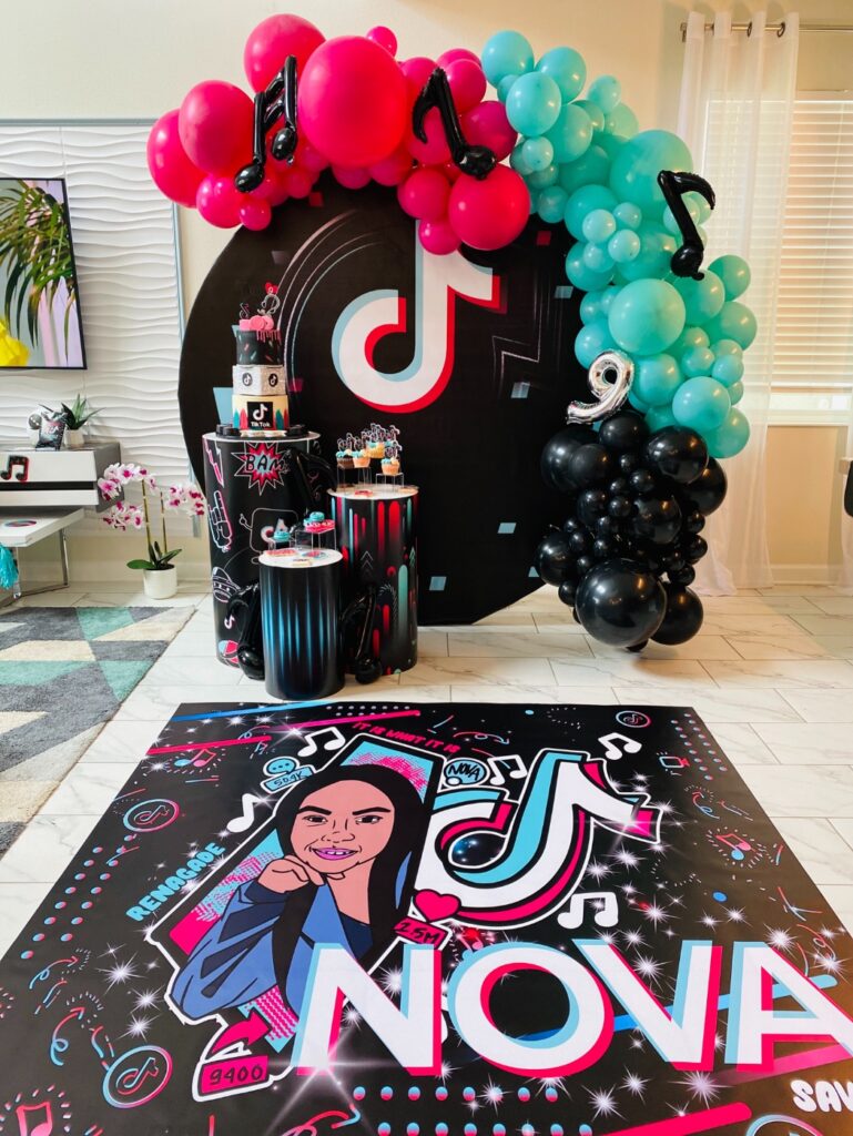Nova's 9th TikTok birthday party – Confetti Fair