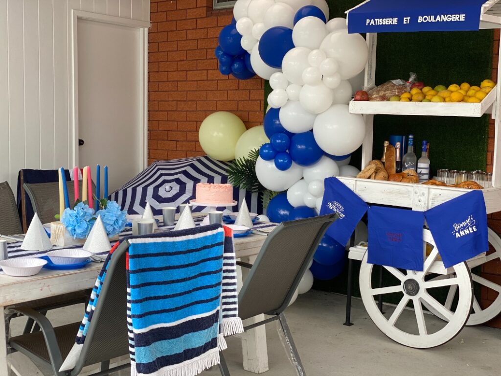 Small French Riviera themed New Year's Eve party – Confetti Fair