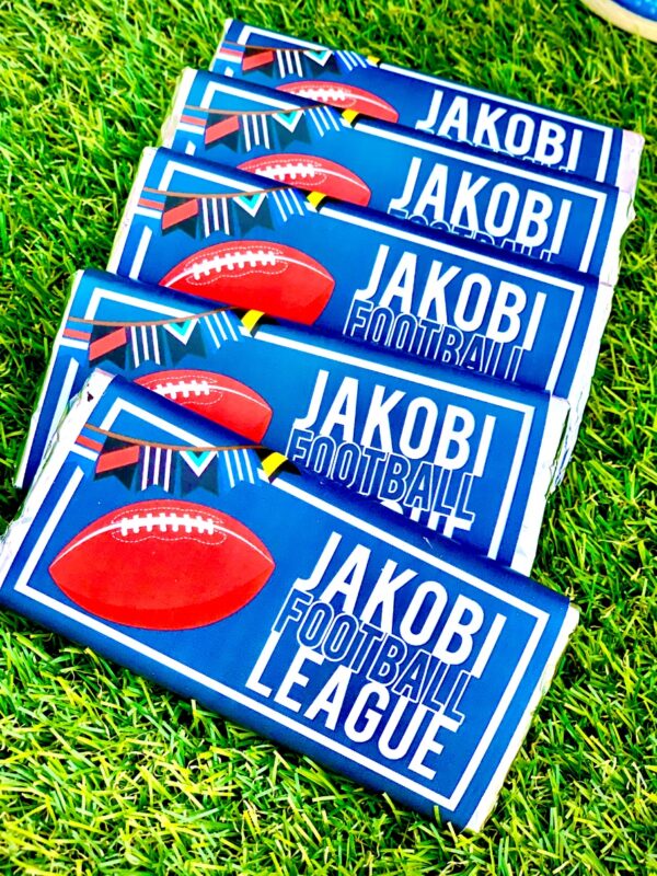 Jakobi's AFL themed party – Confetti Fair