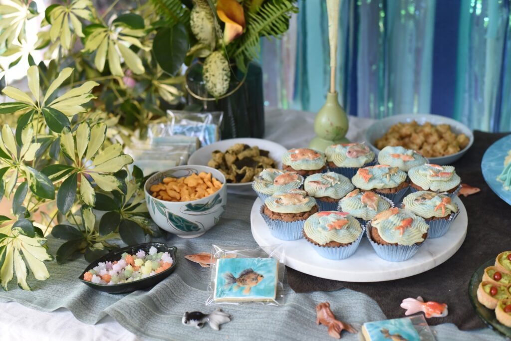 Goldfish themed birthday party – Confetti Fair